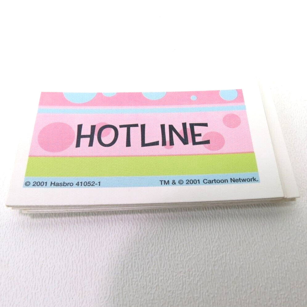 Powerpuff Girls Monopoly Game Replacement Set of 16 Hotline Cards | eBay