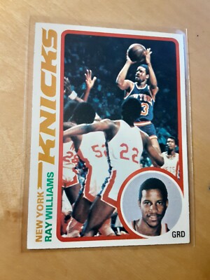 1978/79 Topps #129 Ray Williams New York Knicks Basketball Card, Guard ...