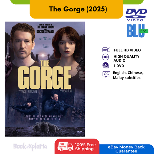 The Gorge 2025 DVD Blu-Ray Film Adventure Full HD FREE SHIPPING All ...