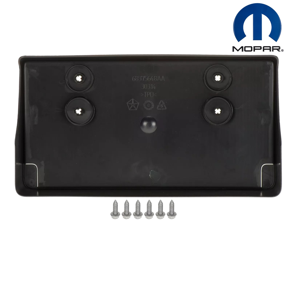 FRONT LICENSE PLATE BRACKET&SCREWS 2018 RAM 2500 3500 4500 68375635AA ...