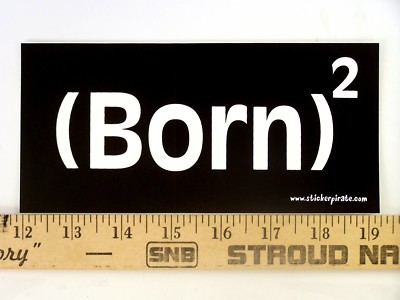* Magnet * (Born)2 Magnetic Bumper Sticker | eBay