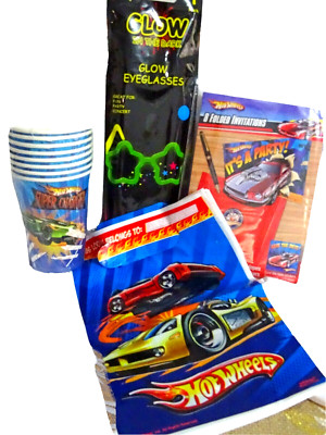 Hot Wheels PARTY PACK Tableware & game reward | eBay Australia