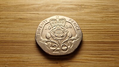 20p Coin 2004 - Tudor Rose - Circulated | eBay