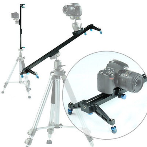 24" 60cm DSLR Camera Studio Track Dolly Slider Video Stabilization Rail ...