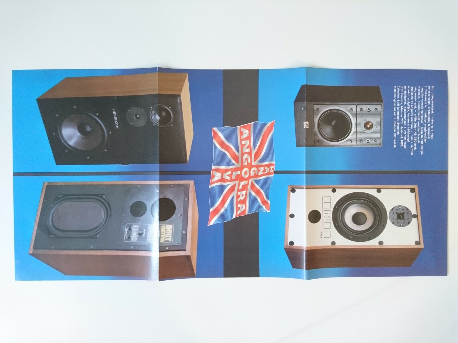 KEF Cantata, Mission 770, Heybrook HB3, Celestion SL6 Speakers Poster ...