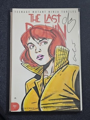 The Last Ronin ORIGINAL Cover Art by Escorza brothers 1/1 April O'Neil ...