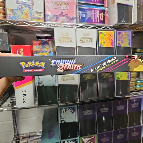 Pikachu VMax Special Collection Boxes - Crown Zenith Booster Pokemon ...