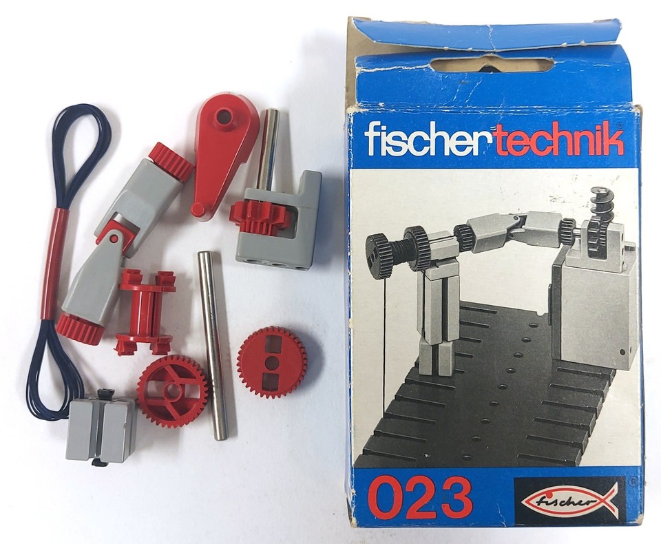 Vintage Fischertechnik 023 Spares Parts Complete 1970 W. Germany 30023 ...