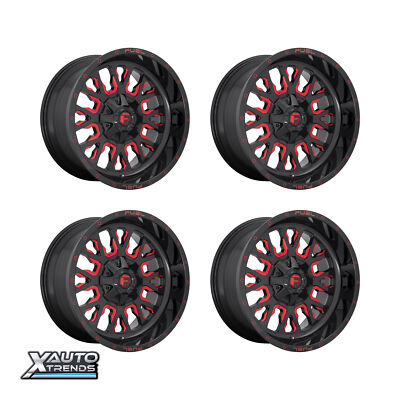Fuel Off-Road D612 Gloss Black Red Tinted Clear 18X9 6X135/6X139.7 ...