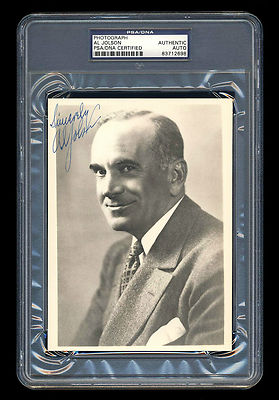AL JOLSON SIGNED PHOTOGRAPH PSA/DNA SLABBED AUTOGRAPHED | eBay