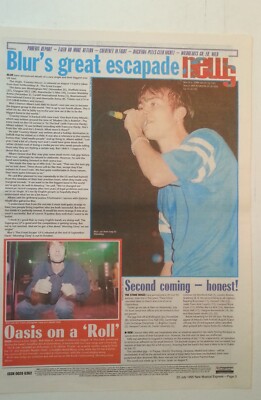 BLUR OASIS STONE ROSES 'news' 1995 UK Article/Clipping | eBay