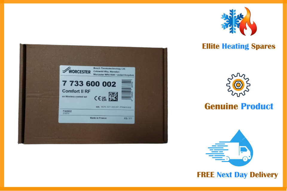 Worcester Bosch Greenstar Comfort II RF Twin Channel Programmer ...