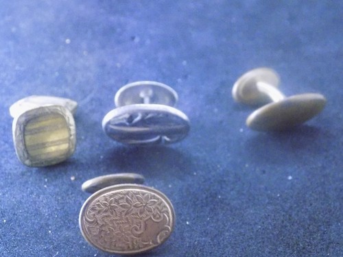 4 Vintage Cuff Buttons (320) | eBay