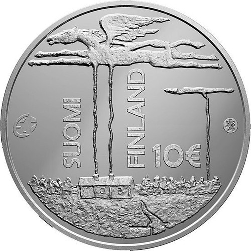 Finland Coin Suomi 10 Euro "Frans Eemil Sillanpää" 2013 - 21g Silver ...