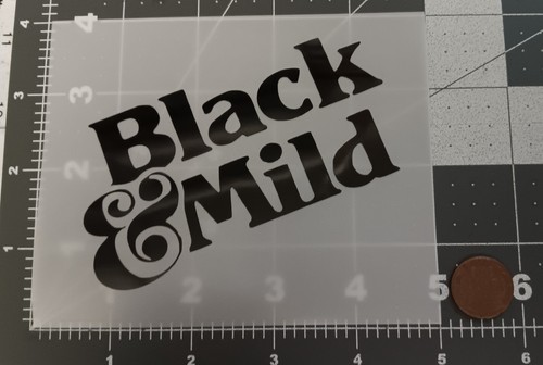 Black & Mild Cigars Sticker Die Cut Transfer Vinyl Cigarillos Decal ...