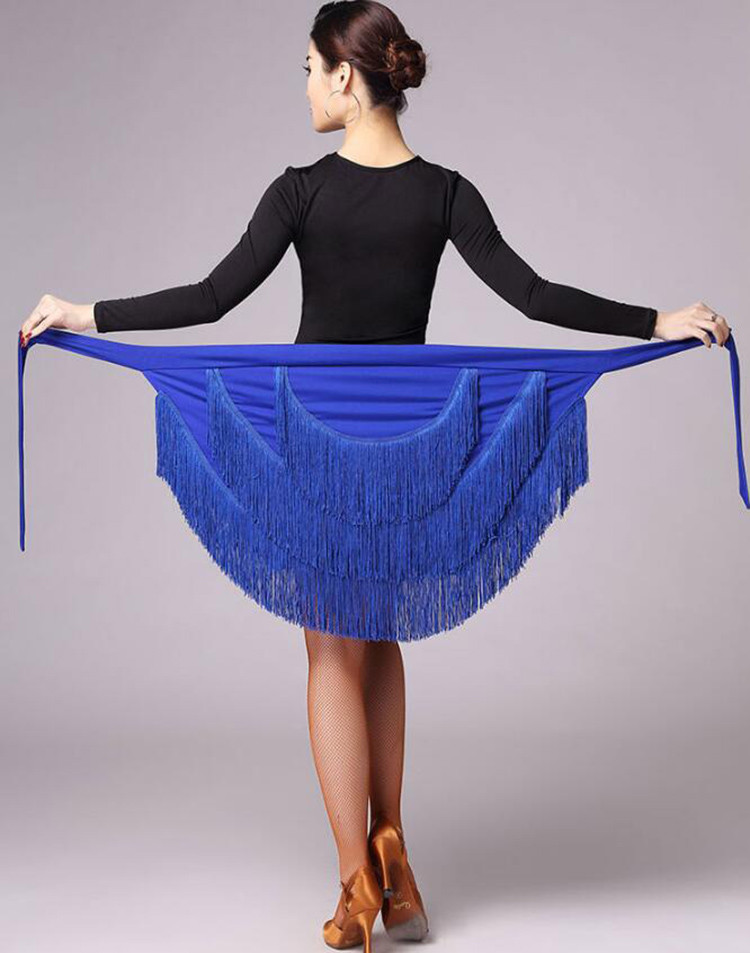 Women Fringe Latin Salsa Cha Cha Paso Double Ballroom Exercise Dance ...