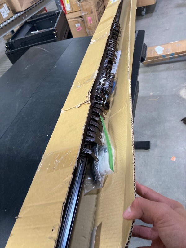 Rod Desyne Bach Decorative Traverse Rod w/Rings, 84-156 inch, Cocoa | eBay