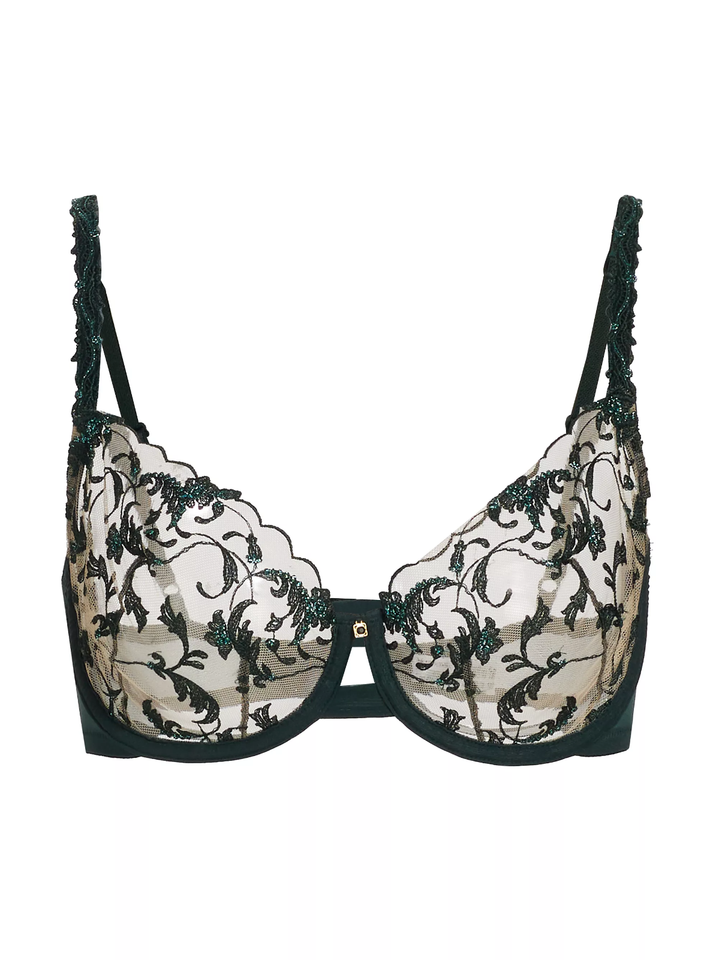 New! $88 Wacoal 855379 Dramatic Interlude Underwire Bra Scarab Sz 32DD ...