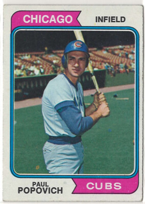 1974 Topps Baseball # 14 Paul Popovich Chicago Cubs | eBay