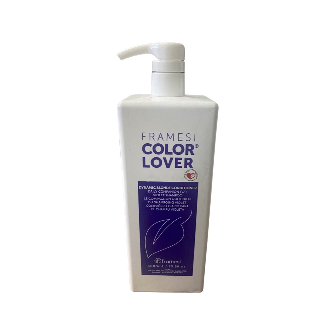 Framesi Color Lover Dynamic Blonde Violet Shampoo 33.8oz Authentic | eBay