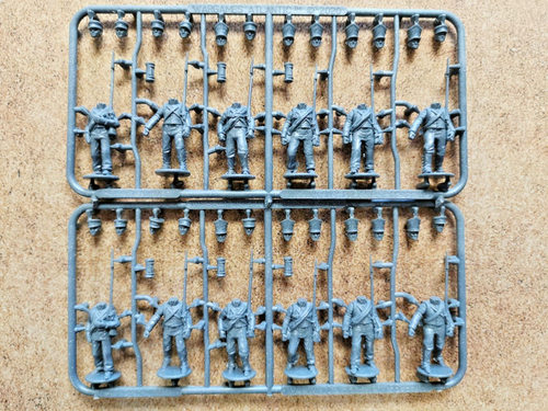 Wargames Atlantic 28mm Prussian Reserve Plastic Sprue 12 Models 2 ...