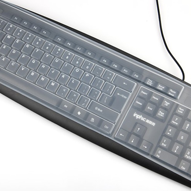 Universal Dustproof Silicone Desktop Computer Keyboard Cover Keyboard ...