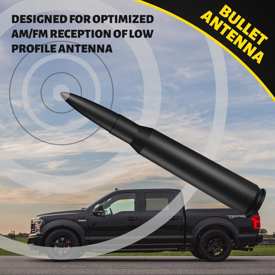 Bullet Antenna 50 Caliber For Ford F-150/F-150 Heritage Vehicle ...