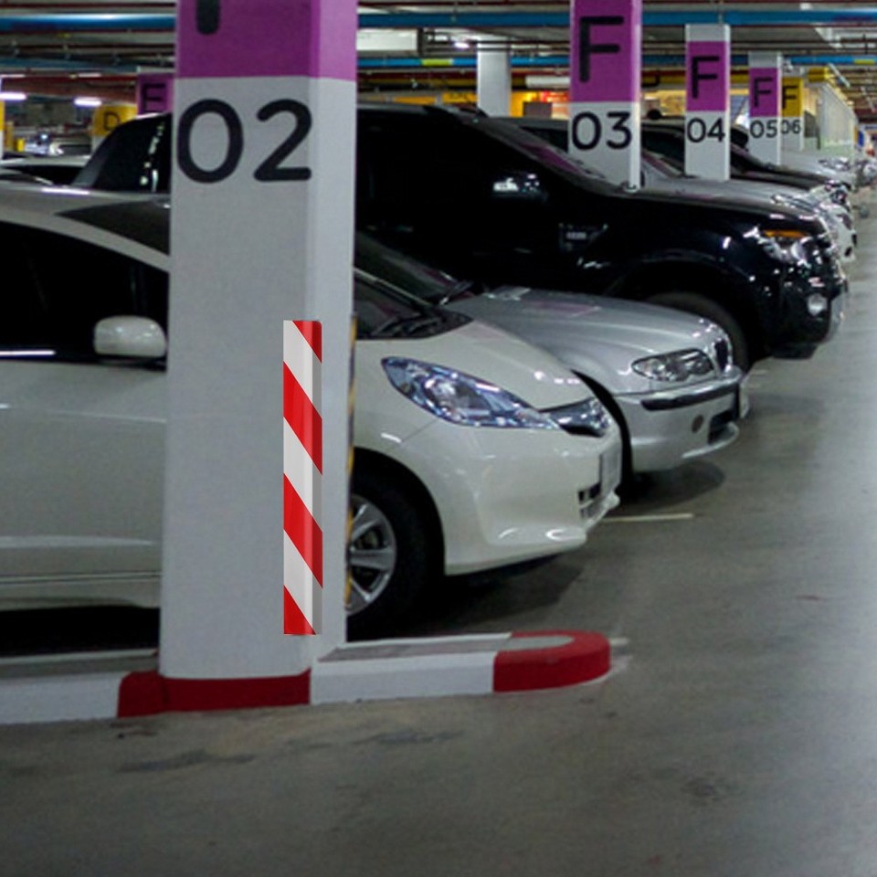 4 Pcs Car Anti-collision Strip Safety Padding Garage Column Guard | eBay UK