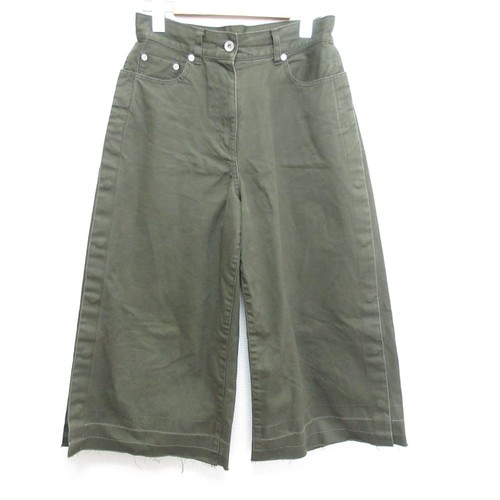 Used Sacai Sacai 2022 Model Cut-Off Wide Pants 22-05967 Size 1 Olive ...