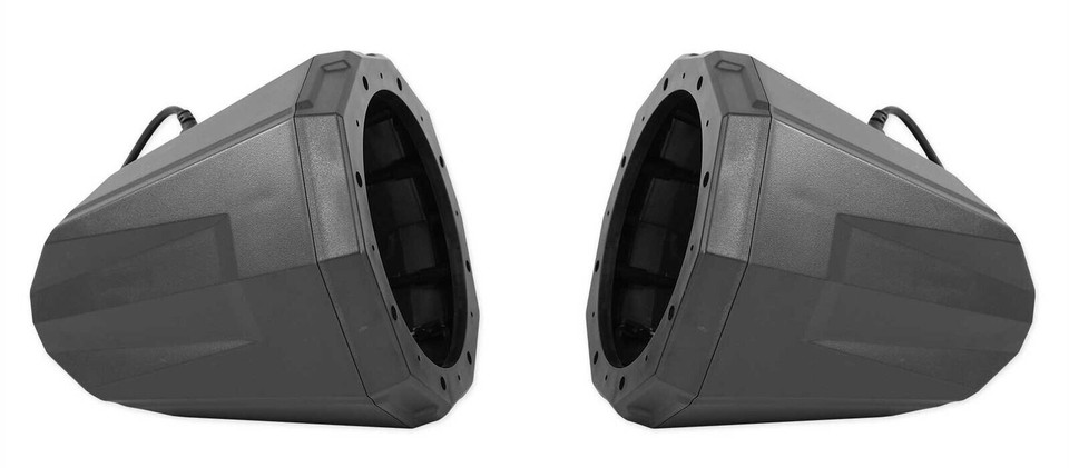 SSV Works Universal Roll Bar Cage Mount 8" Speaker Pods with 2.0" Dual ...