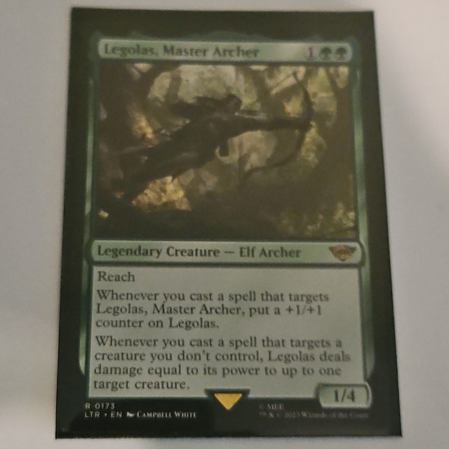 MTG Legolas, Master Archer The Lord of the Rings: Tales of Middle-earth ...