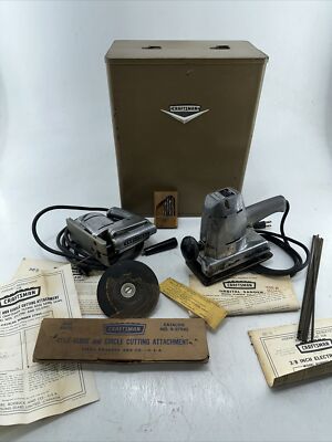 Vintage Craftsman Model 315.27941 Sabre Saw, Sander 315.25990 in Metal ...