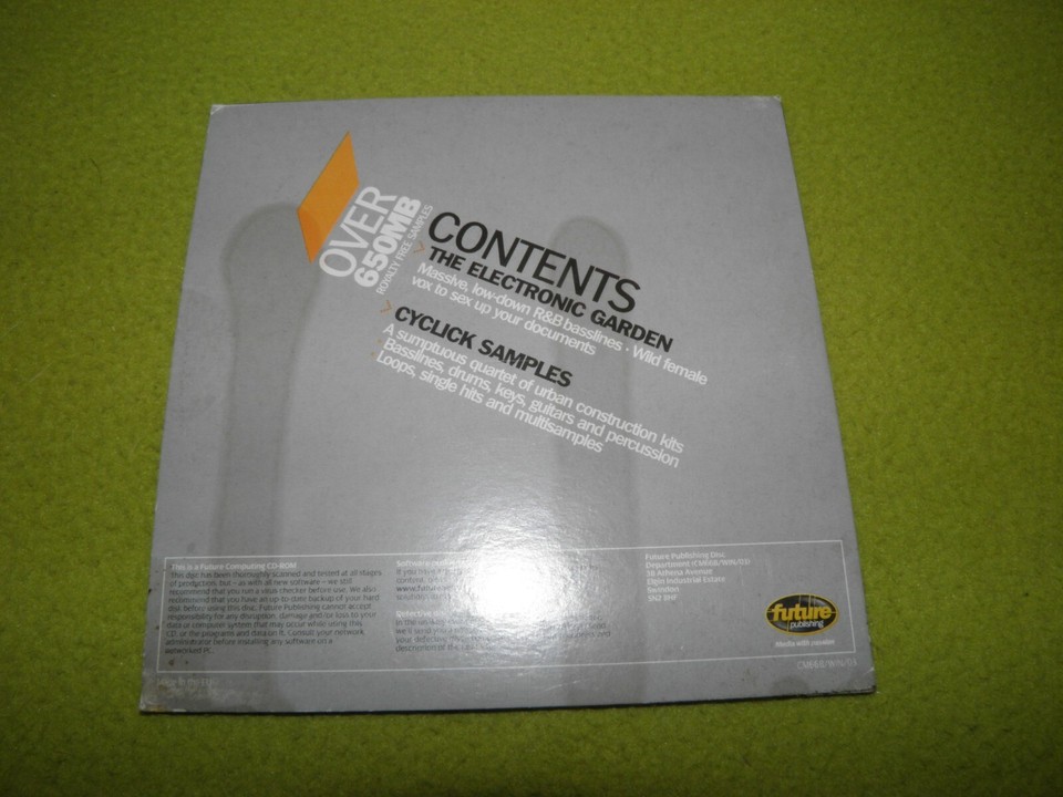 Urban Source Computer Music Professional Sample CM Sound Tools RARE CD ...