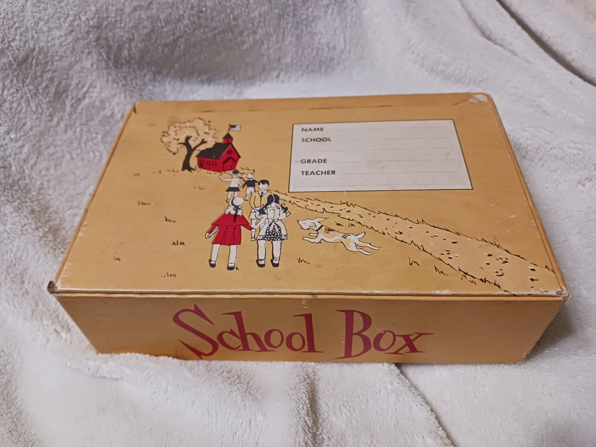 Cardboard School Box