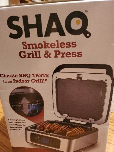 SHAQ 3-in-1 Smokeless Grill and Press for sale online | eBay