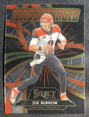 Joe Burrow 2020 Panini Select Turbocharged Rookie Card RC #T20 Bengals ...