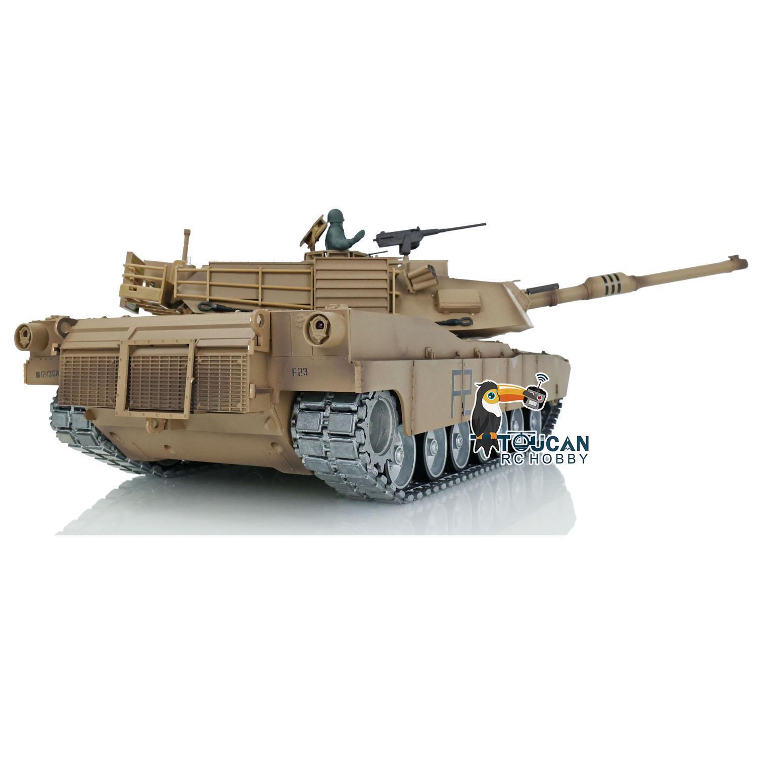 Henglong Abrams RC Tank 1/16 7.0 3918 Tracked Car Openable Hatch Barrel ...