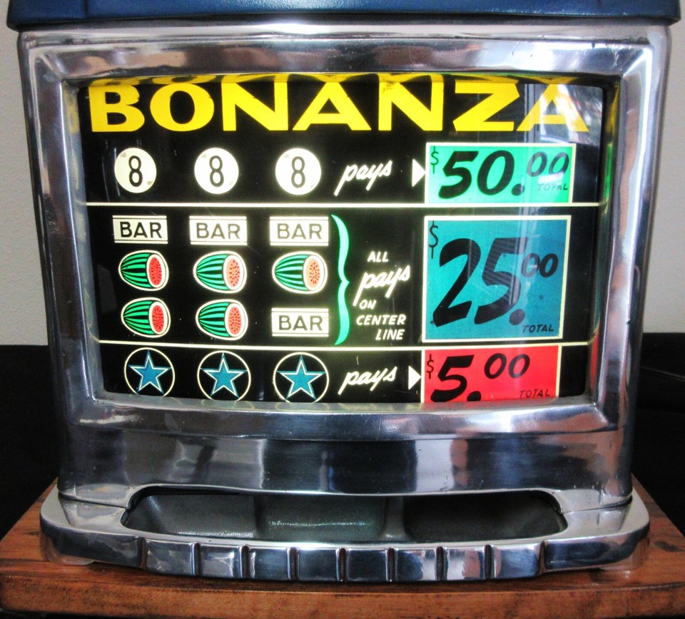 Mills 25c Bonanza High Top Slot Machine Circa 1950. Fully Restored | eBay