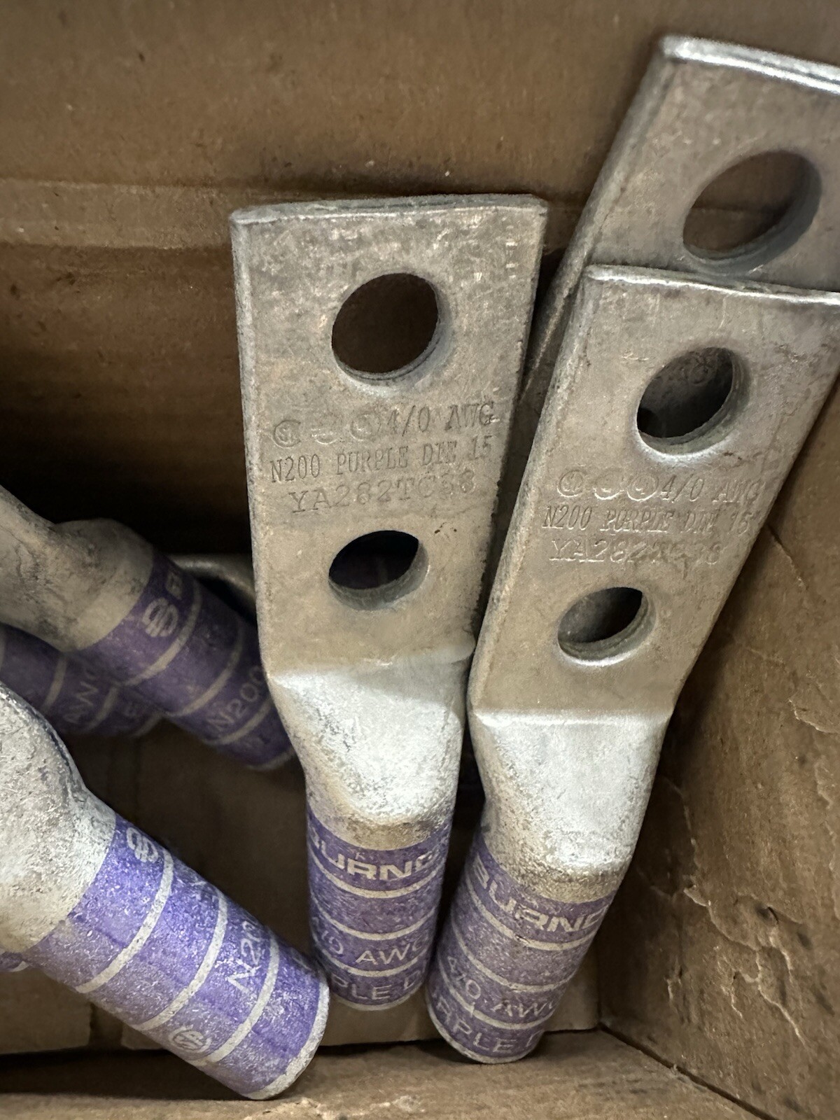 BURNDYS 2 HOLE LUG Cat. YA282TC38 | eBay