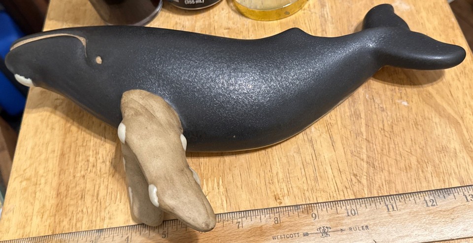 Vintage C Starr Studio Pottery Humpback Whale 13” Art/Wall Hanging ...
