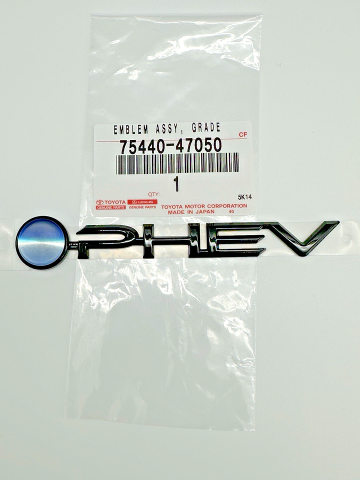 2025 Rav4 Prius Plug-In Hybrid Gloss Black "PHEV" Rear Emblem Genuine ...