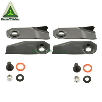 2 PAIR for VICTA 18 INCH CUT LAWN MOWER BLADE 18" 4 BLADES 4 BOLT SET ...