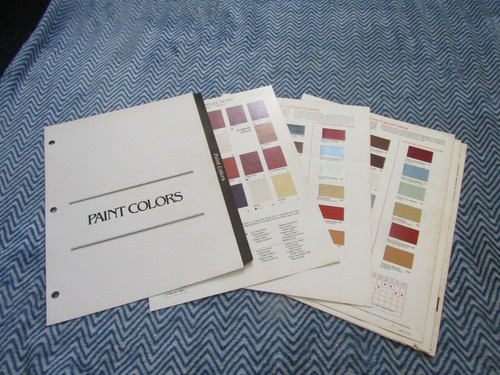 1980 LINCOLN CONTINENTAL MERCURY MARQUIS COUGAR CAPRI PAINT COLORS ...