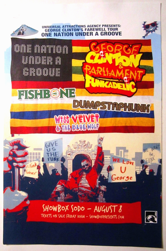 George Clinton & Parliament Funkedelic + Fishbone Poster ORG 2019 ...
