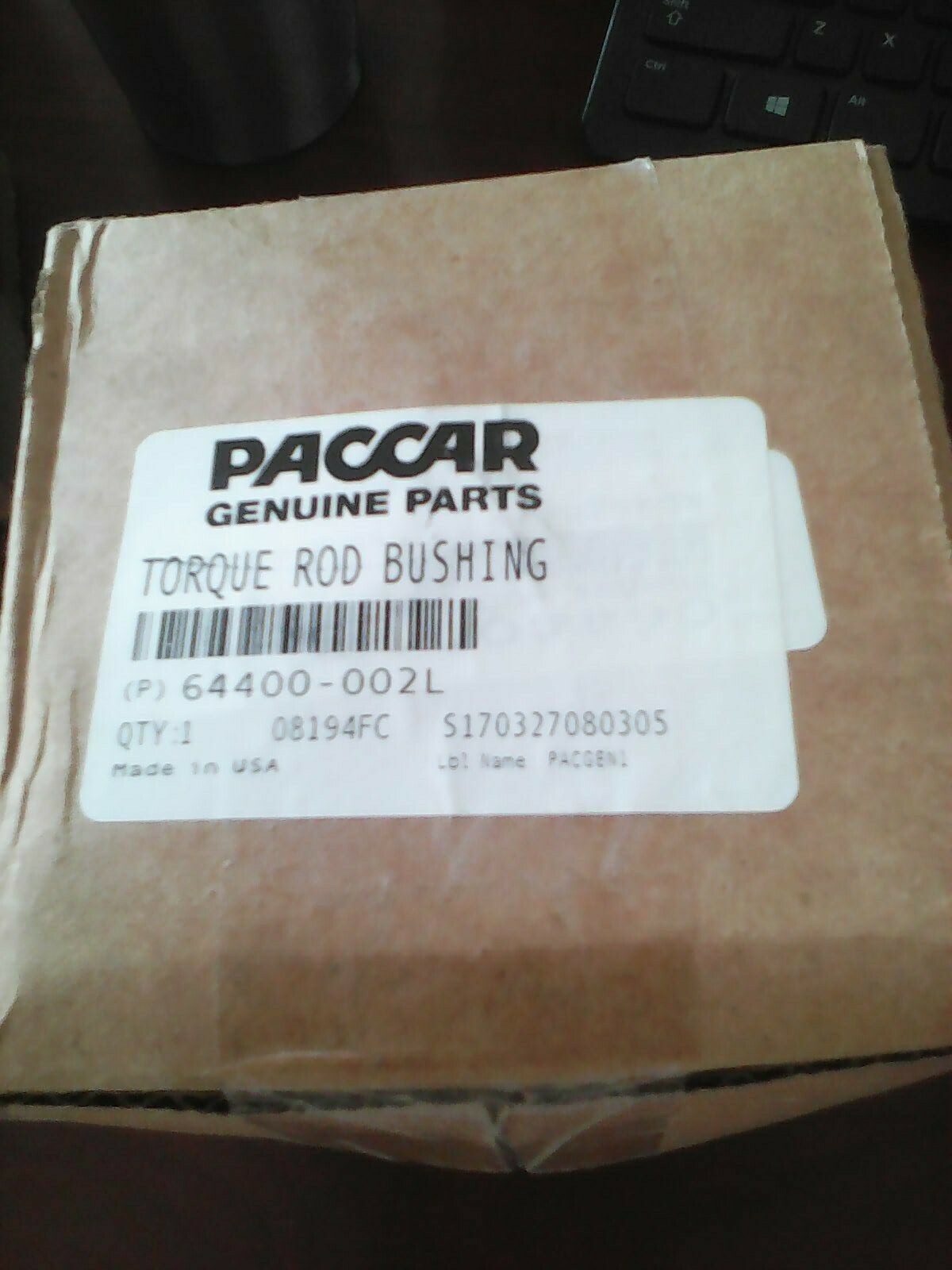 PACCAR Torque Rod Bushing 64400-002L V | eBay