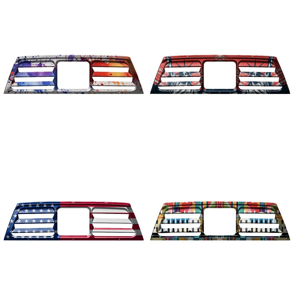 Rear Window Louver Scoops Cover Windshield Accessories For 19-23 Ford ...