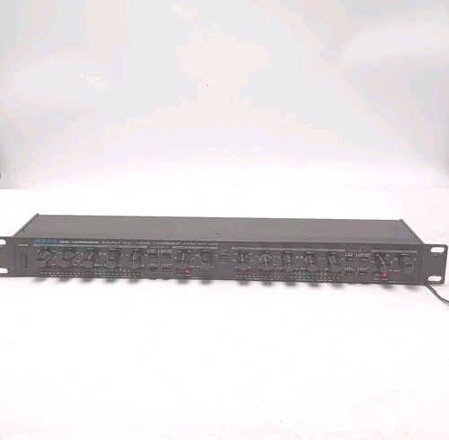 Alesis 3630 Compressor RMS/Peak Dual Channel Compressor Limiter With ...