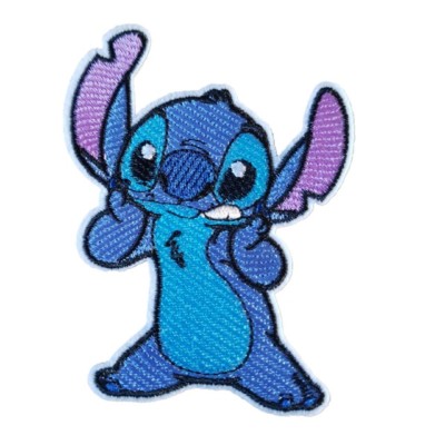 Stitch from Lilo & Stitch Iron On Patch Sew on transfer Embroidered ...