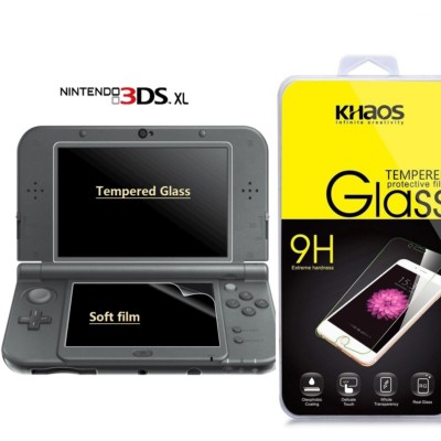 KS New Nintendo 3DS XL Tempered Glass LCD Screen Protector & Clear ...