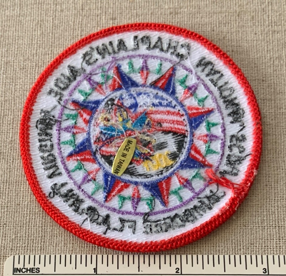 2001 NATIONAL JAMBOREE Boy Scout Chaplains Aid PATCH BSA Position Badge ...